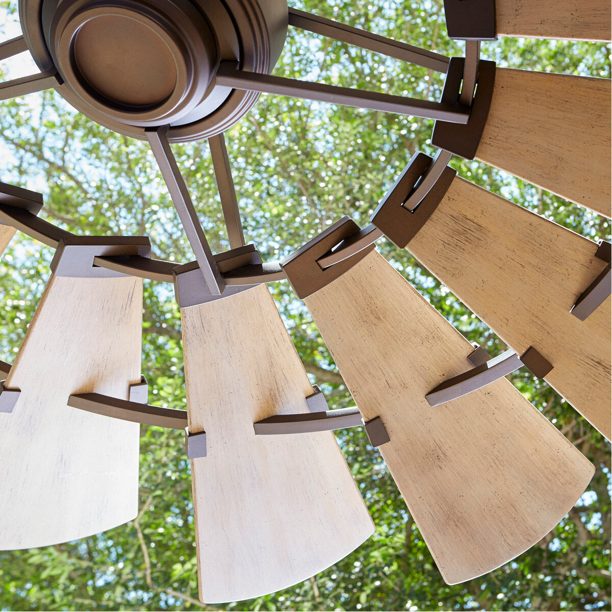 Quorum 196015-86 Windmill 60 inch Oiled Bronze with Weathered Oak ...