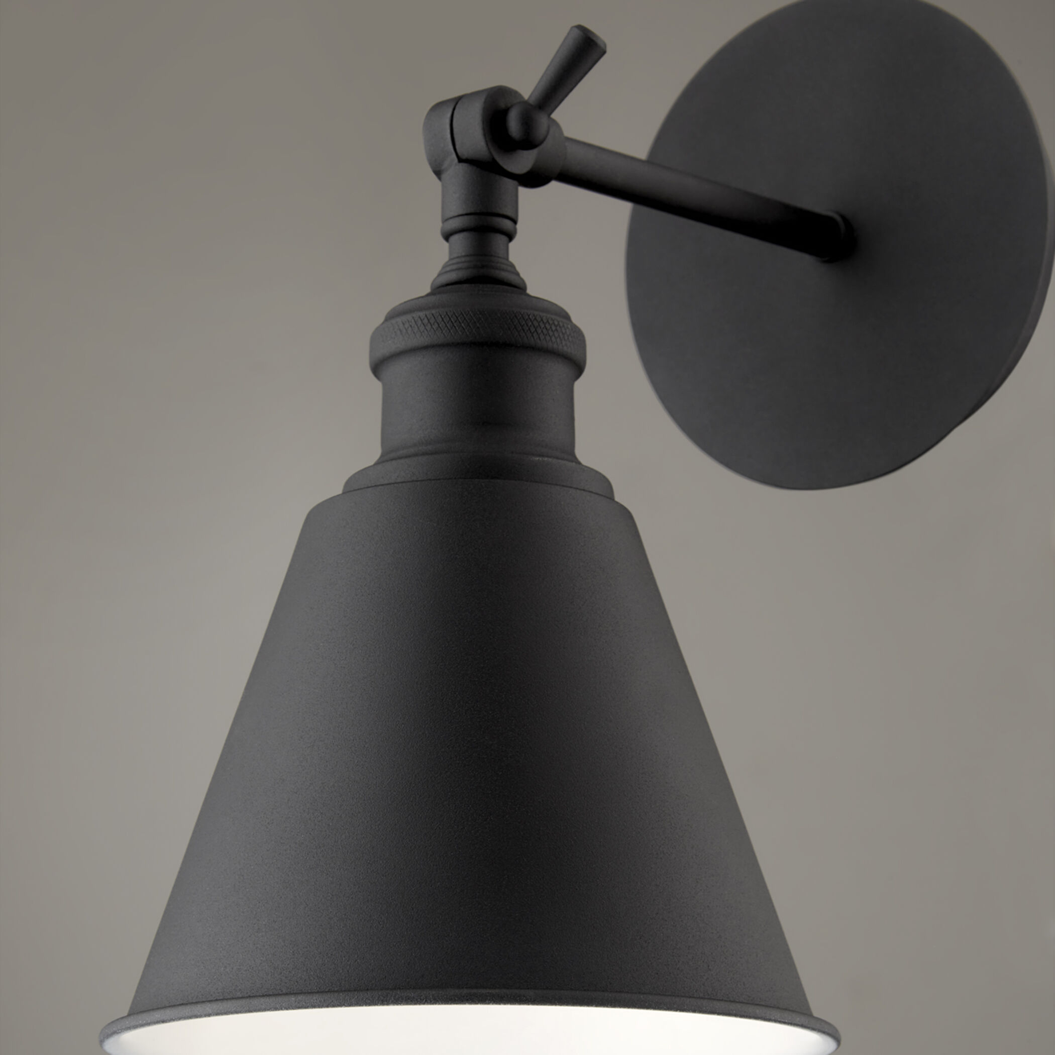 Quorum 5390-69 Fort Worth 1 Light 7 inch Textured Black Wall Sconce ...