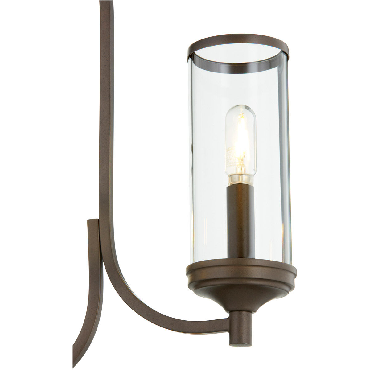 Quorum 6044-3-86 Collins 3 Light 19 inch Oiled Bronze Mini Chandelier ...