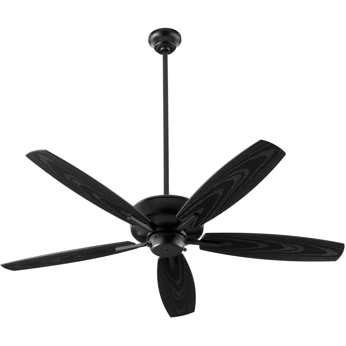 Breeze Patio 52 inch Noir with Weathered Oak Blades Patio Fan in Not ...