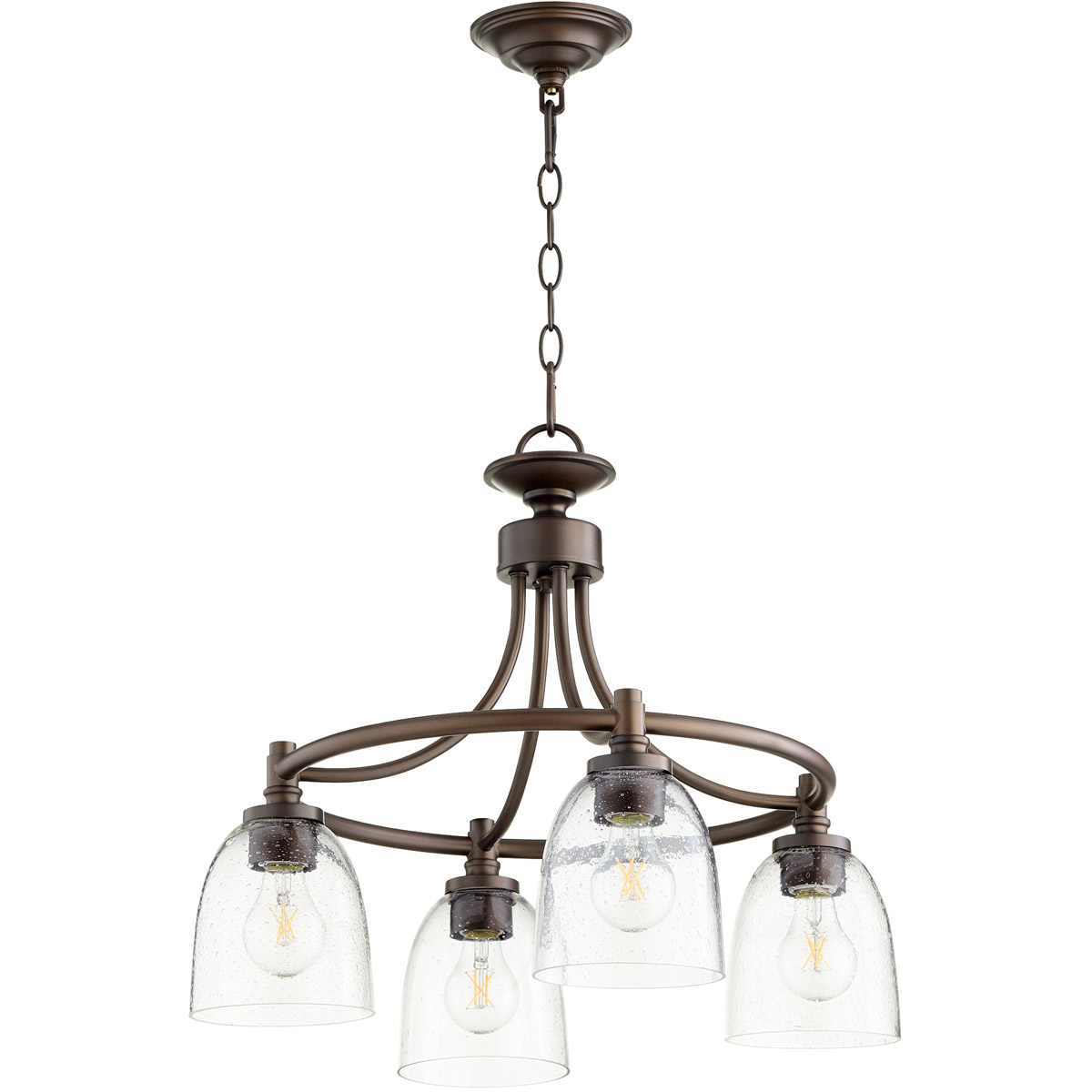 Quorum 6422-4-286 Rossington 4 Light 21 inch Oiled Bronze Mini ...