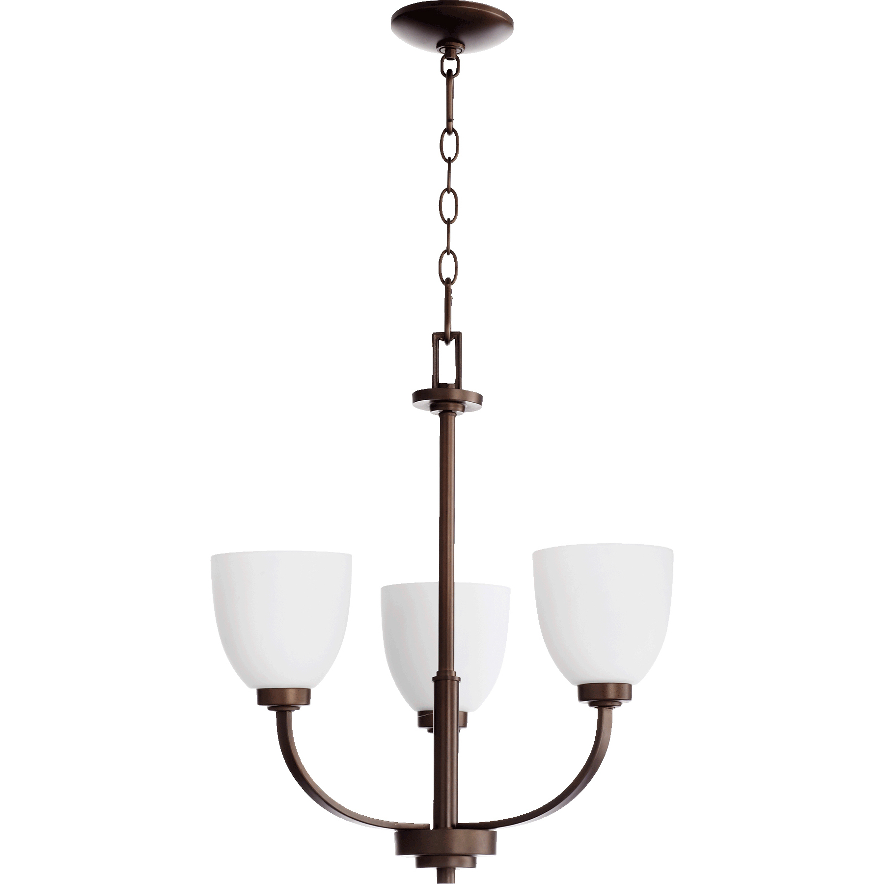 Quorum 6060-3-86 Reyes 3 Light 22 inch Oiled Bronze Mini Chandelier ...