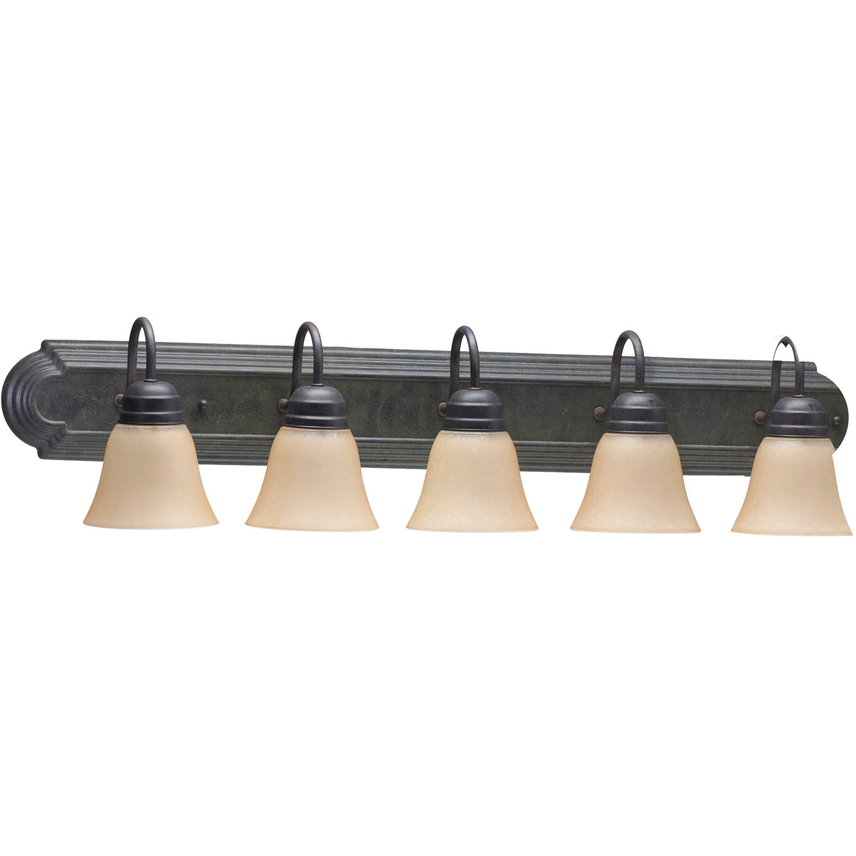Quorum IBS-132 Fort Worth 6 Light 48 inch Toasted Sienna Vanity Light ...