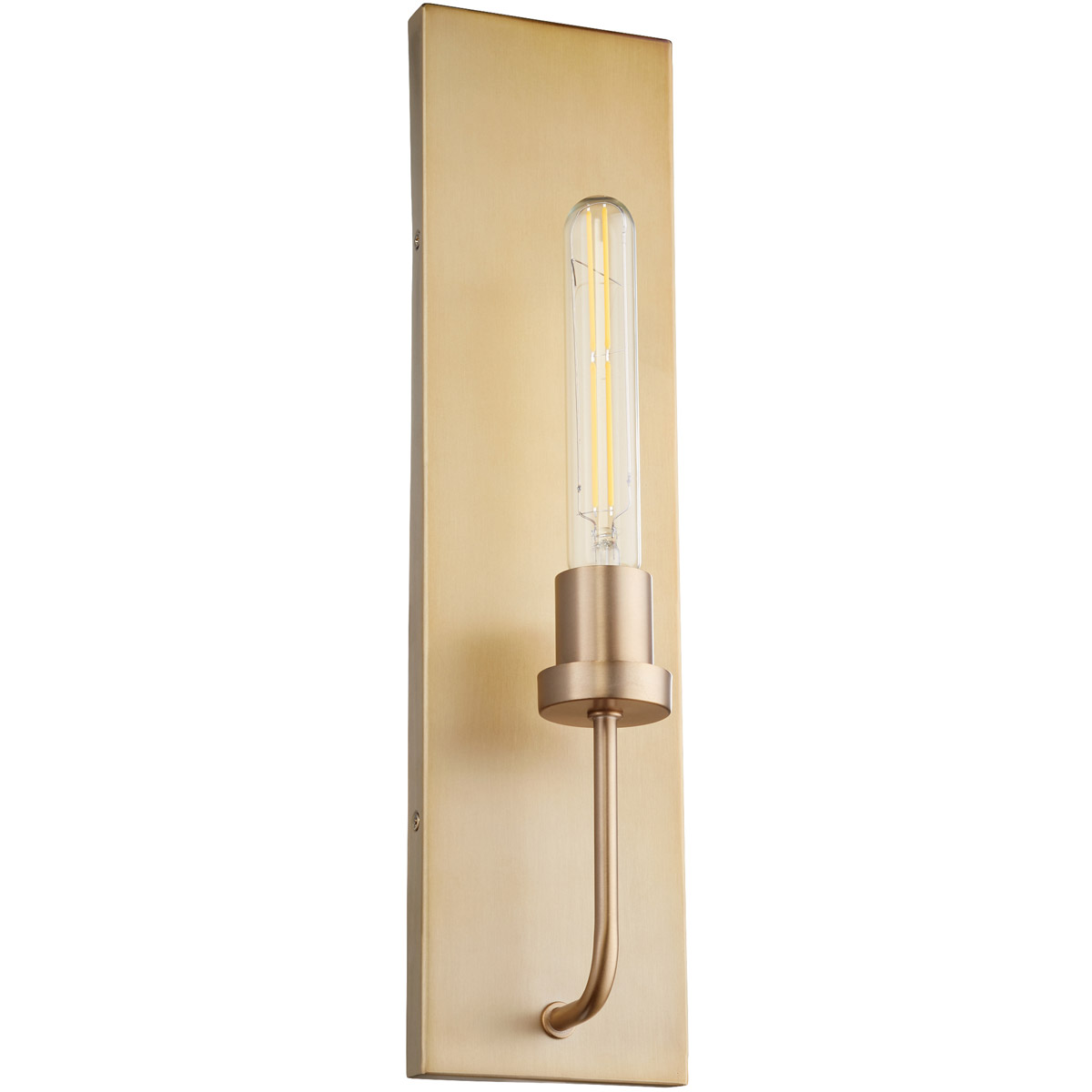 Quorum 512-1-80 Sheridan 1 Light 5 inch Aged Brass Wall Mount Wall Light
