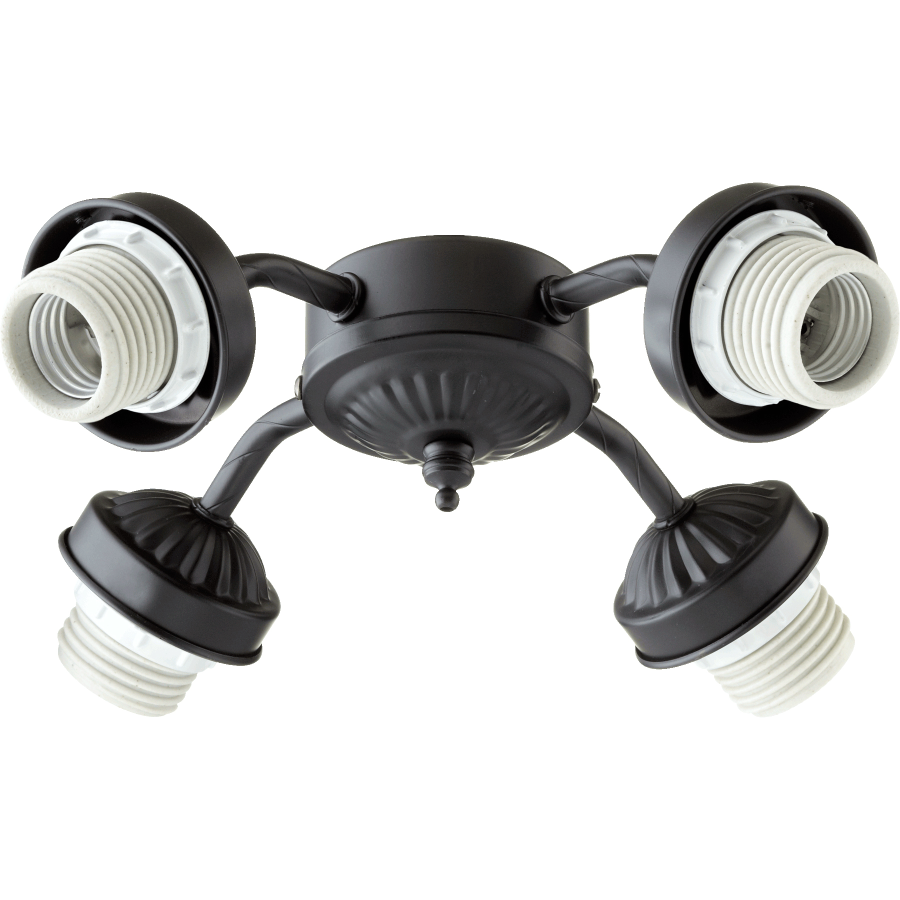 Quorum 2444-8059 Fort Worth LED Matte Black Fan Light Kit